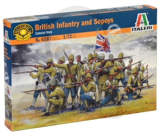 Battle-Models > 1:72 British Infantry and Sepoys Colonial Wars